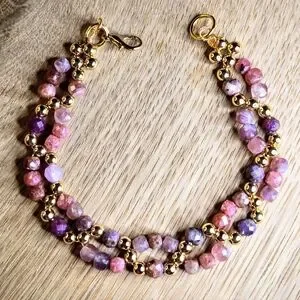 Artisan | Jewelry | Pulsing Passion Natural Thulite Genuine Ruby In ...